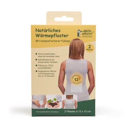 Natürliches Wärmepflaster 10x13 cm 2 St online kaufen | DocMorris