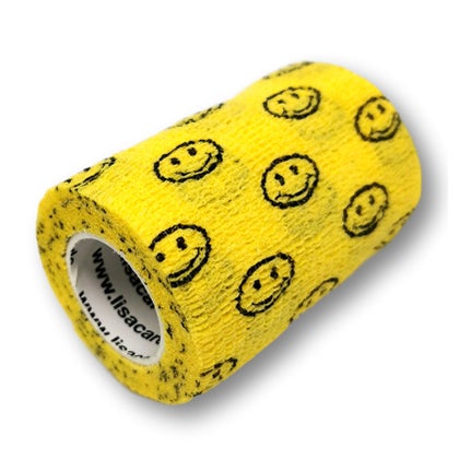 LisaCare selbsthaftende Bandage - Smiley Gelb - 7,5cm x 4,5m 1 St ...