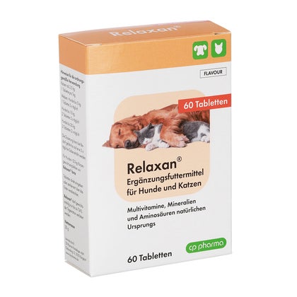 Relaxan Erg.Futterm.Tabletten f.Hunde/Katzen 60 St online kaufen ...