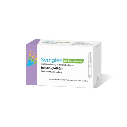 SEMGLEE 100 E/ml Injektionslösung i.e.Fertigpen 10X3 ml mit E-Rezept ...