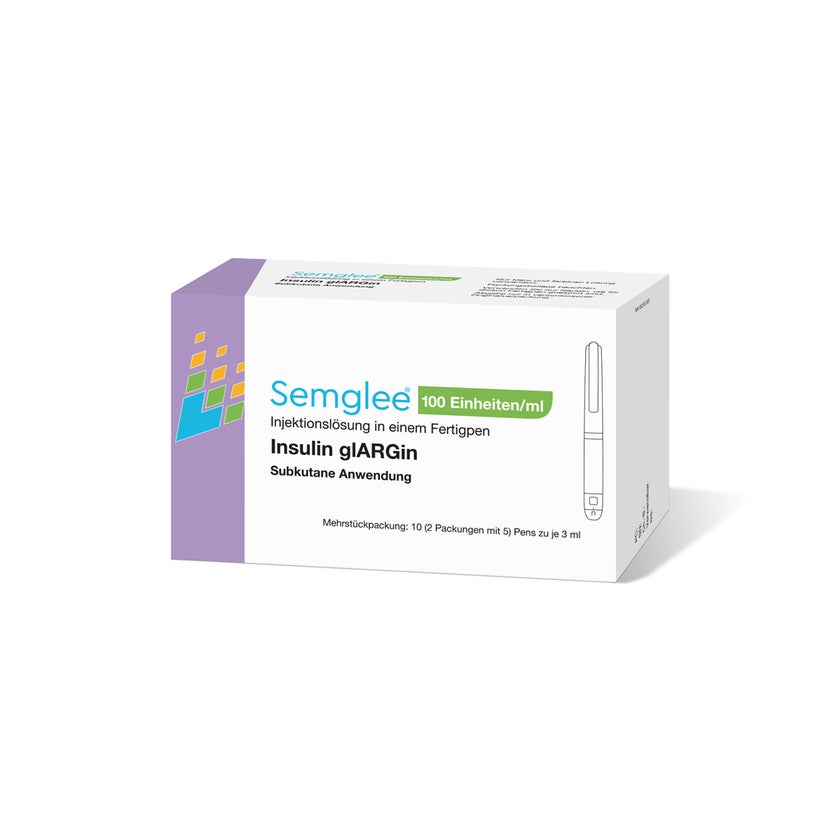 SEMGLEE 100 E/ml Injektionslösung i.e.Fertigpen 5X3 ml mit E-Rezept ...