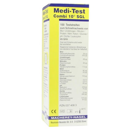 Medi-test Combi 10 SGL Teststreifen 100 St online kaufen | DocMorris