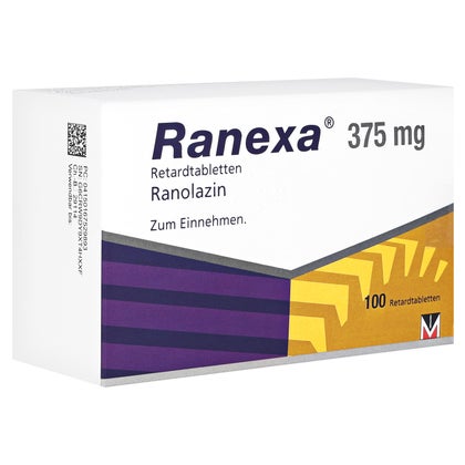 Ranexa 375 mg Retardtabletten 100 St mit E-Rezept kaufen | DocMorris