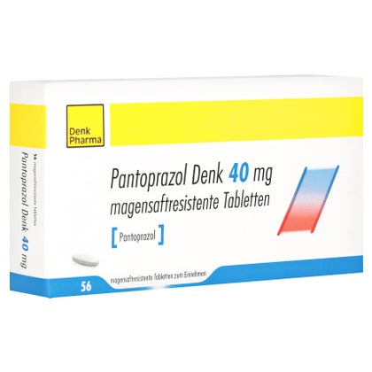 PANTOPRAZOL Denk 40 mg magensaftres.Tabletten 56 St mit E-Rezept kaufen ...