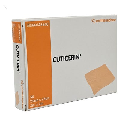 Cuticerin 7,5x7,5 cm Gaze m.Salbenbeschi 50 St online kaufen | DocMorris