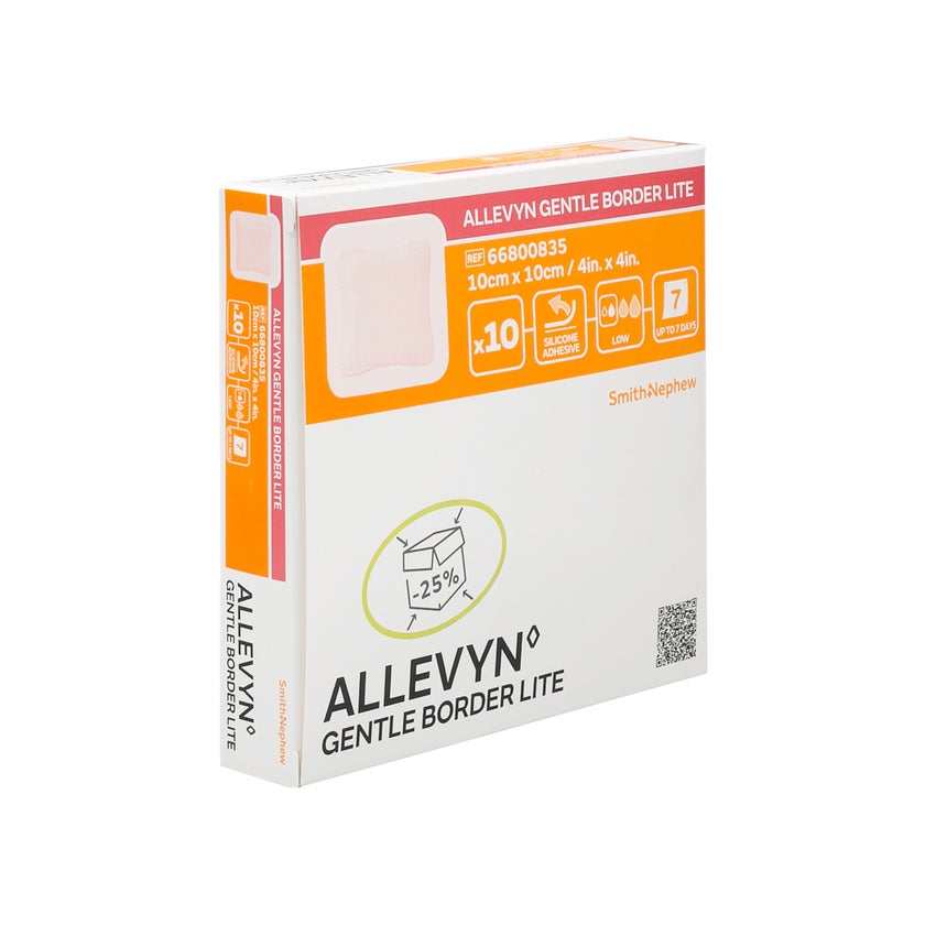 Allevyn Gentle Border Lite 10x10 cm Scha 10 St online kaufen | DocMorris