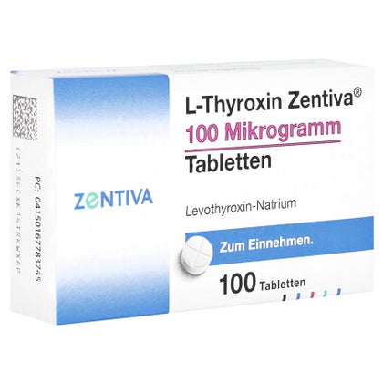 L-THYROXIN Zentiva 100 Mikrogramm Tabletten 100 St mit E-Rezept kaufen ...