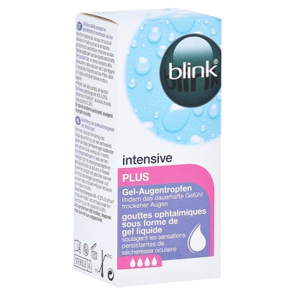 Blink Intensive Tears PLUS Gel-Augentrop 10 ml online kaufen | DocMorris