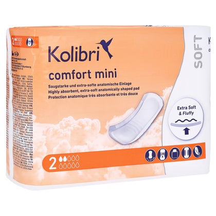 Kolibri Comfort Einlagen anatomisch mini 28 St online kaufen | DocMorris
