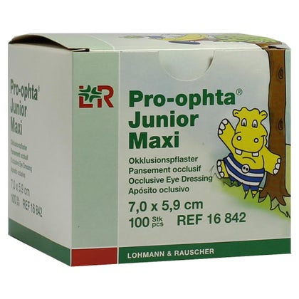 Pro-ophta Junior maxi Okklusionspflaster 100 St online kaufen | DocMorris