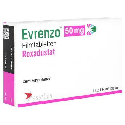 Evrenzo 50 mg Filmtabletten 12 St mit E-Rezept kaufen | DocMorris