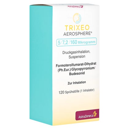 TRIXEO Aerosphere 5/7,2/160µg Druckgasinh.120ED 120 Sp, 120 Sp online ...
