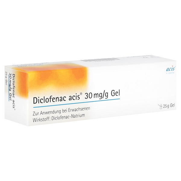 Diclofenac acis 30 mg/g Gel 25 g, 25 g online kaufen | DocMorris