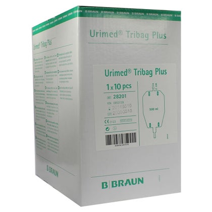 Urimed Tribag Plus Urin Btl. 500ml m.2cm 10 St online kaufen | DocMorris