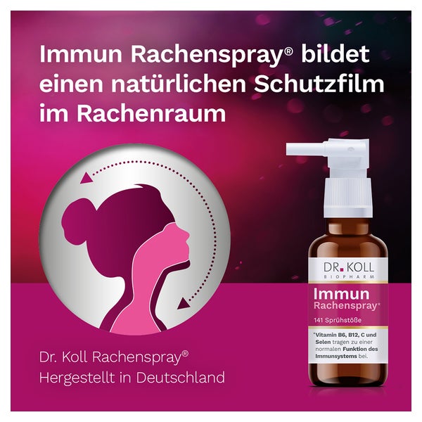 Immun Rachenspray Dr.Koll Gemmo Komplex Vitamin B6 & B12 20 ml, 20 ml ...