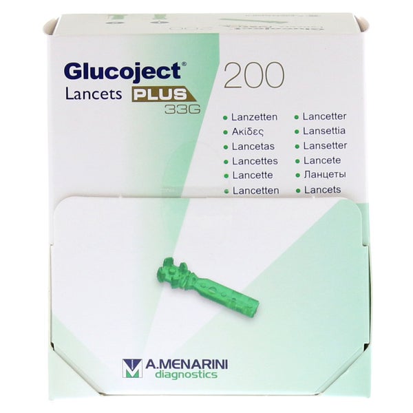Glucoject PLUS 33 G Lanzetten 200 St, 200 St online kaufen | DocMorris