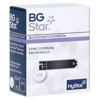 Bgstar Teststreifen 50 St online kaufen | DocMorris