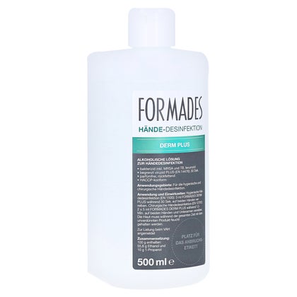 Formades Derm Plus Händedesinfektion Spe 500 ml online kaufen | DocMorris