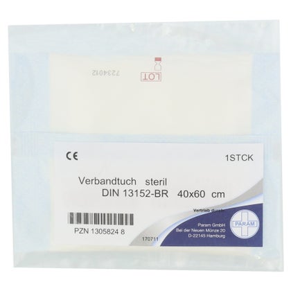 Verbandtuch 40x60 cm steril DIN 13152-BR 1 St online kaufen | DocMorris