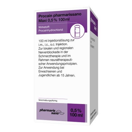 PROCAIN pharmarissano 1% Maxi Inj.-Lsg.Fla. 100 ml mit E-Rezept kaufen ...