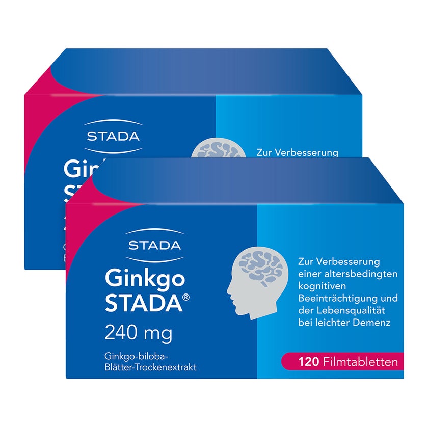 Ginkgo Biloba STADA 240MG Doppelp. 2X120 St online kaufen | DocMorris