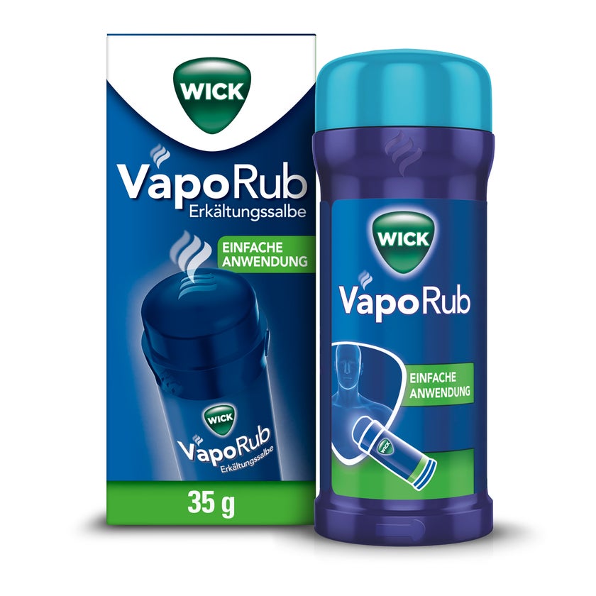 Wick Vaporub Erkältungssalbe Im Applikator 35 g online kaufen | DocMorris