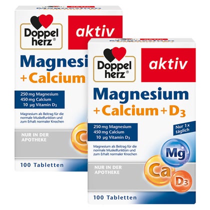 DH aktiv Magnesium + Calcium + D3 2X100 St online kaufen | DocMorris