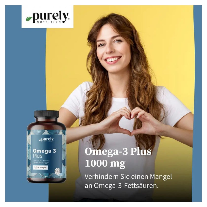 Purely Omega-3 Plus 1000 mg 180 St online kaufen | DocMorris