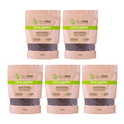 GreatVita Chia Samen 5000 g online kaufen | DocMorris