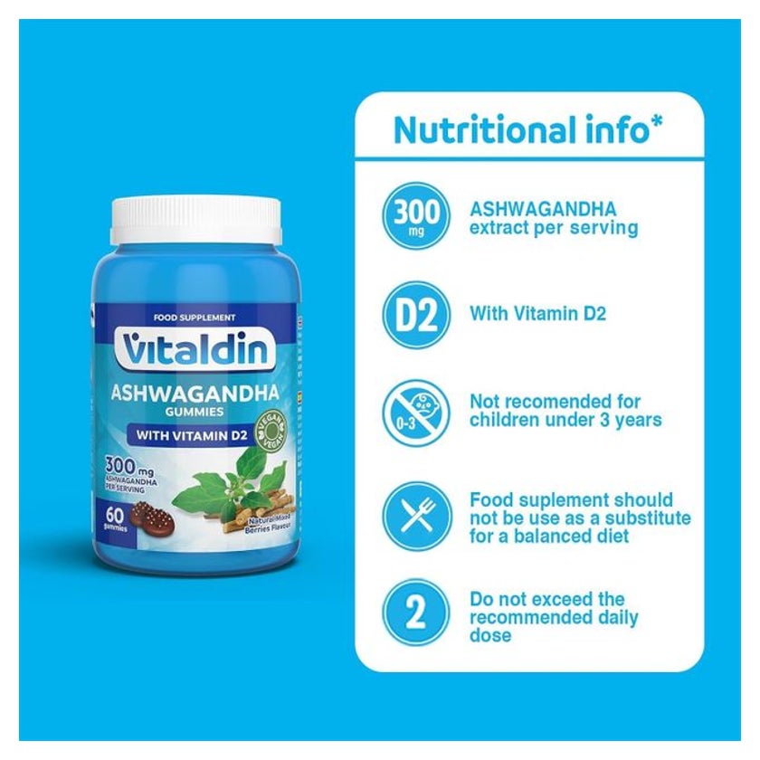 VITALDIN Ashwagandha Gummies 60 St online kaufen | DocMorris