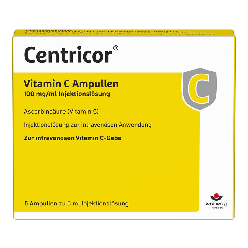 Centricor Vitamin C Ampullen 100 mg/ml I 5X5 ml online kaufen | DocMorris