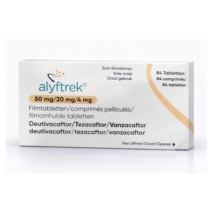 Alyftrek 50 Mg/20 Mg/4 Mg Filmtabletten 84 St mit E-Rezept kaufen ...