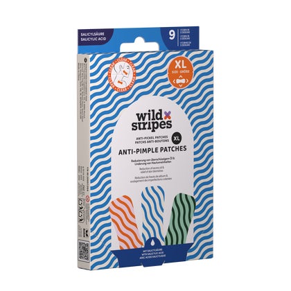 Wild Stripes Anti-Pimple Patches XL Clear 9 St online kaufen | DocMorris