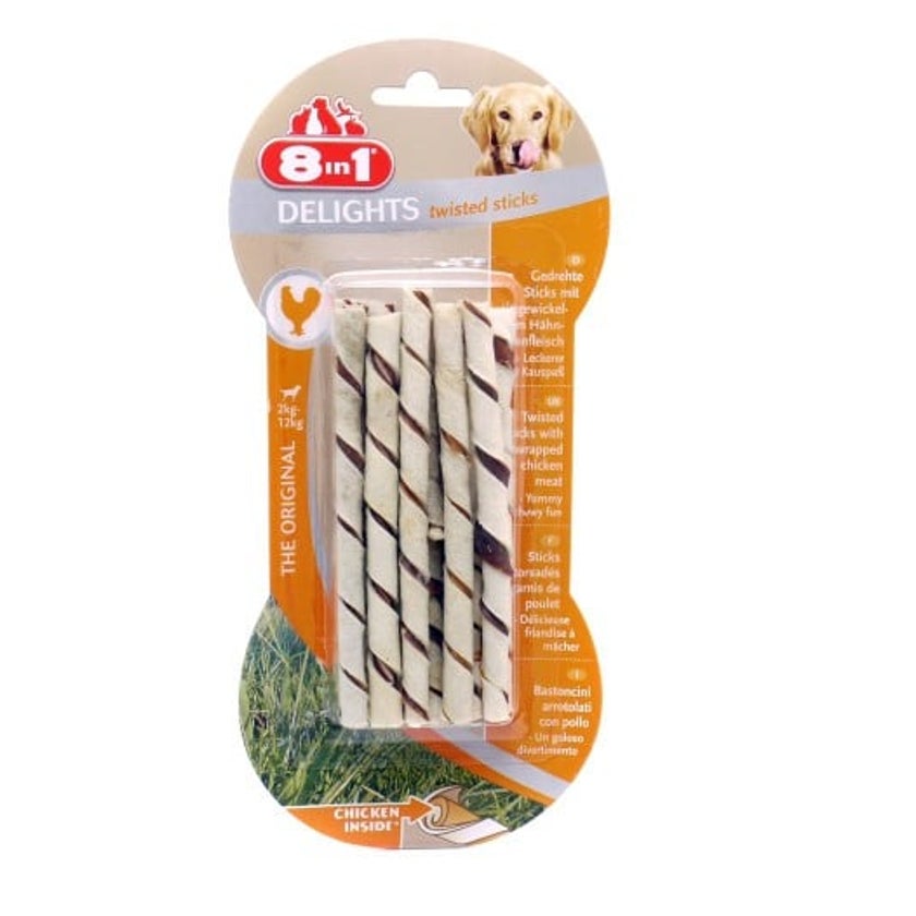 8in1 Beef Delights Twisted Sticks XS 10 Pack 0,079 kg online kaufen ...