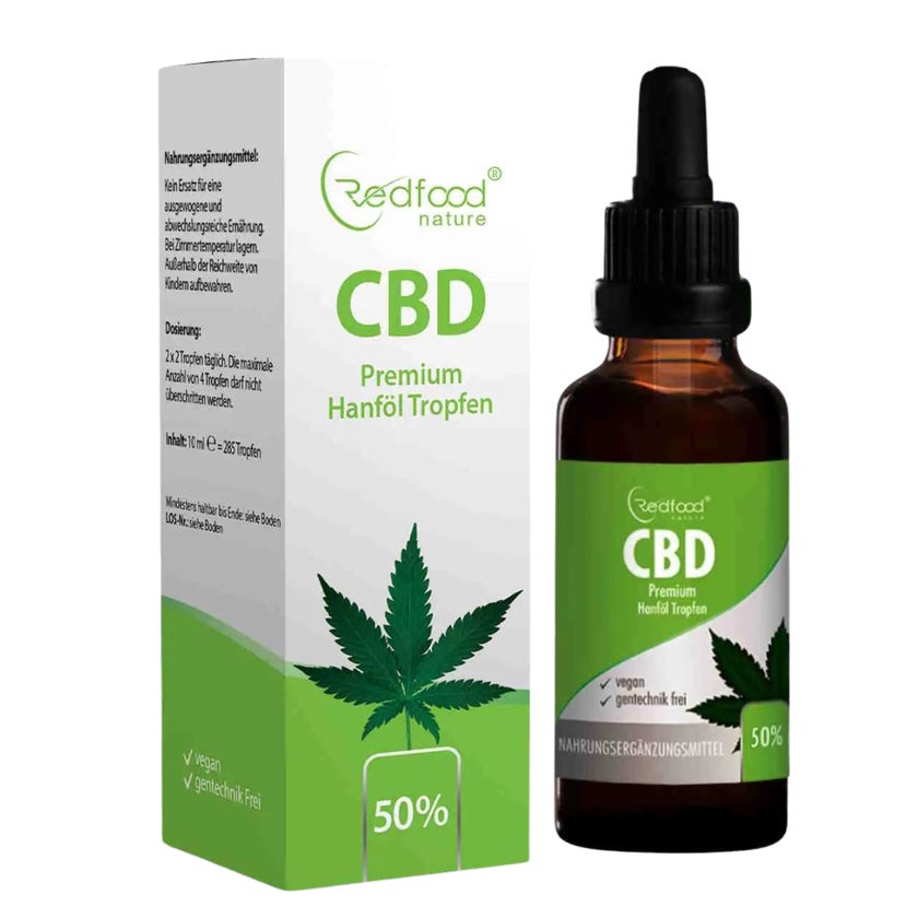 CBD ÖL 50 % Vollspektrum Hanf Öl (5000mg) 10 ml online kaufen | DocMorris