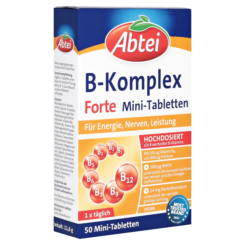 Abtei Vitamin B Komplex forte Tabletten 50 St online kaufen | DocMorris