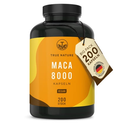 Maca Gold Kapseln - Premium Gelber Maca Extrakt - Made in DE 200 St ...