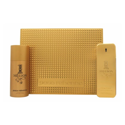 Paco Rabanne 1 Million Geschenkset 100ml EDT + 150ml Deo Spray 0,25 l ...