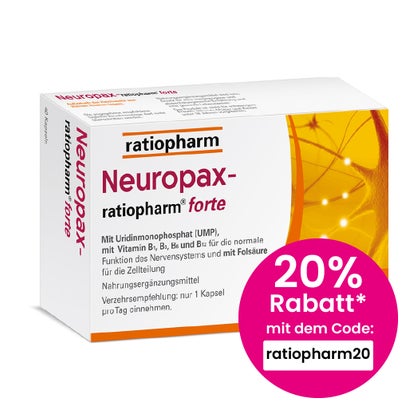 Neuropax-ratiopharm Forte Kapseln 40 St online kaufen | DocMorris