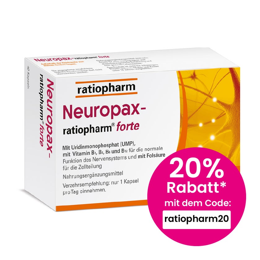 Neuropax-ratiopharm Forte Kapseln 40 St online kaufen | DocMorris