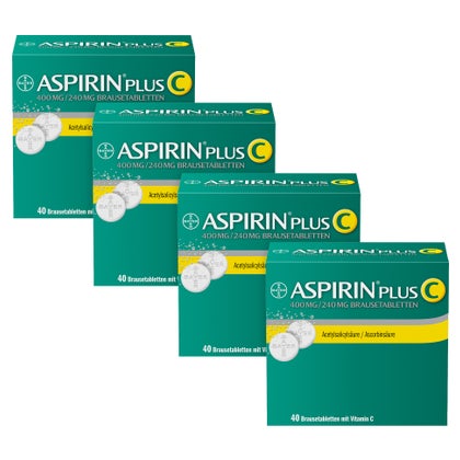 Aspirin Plus C Brausetabletten 4X40 St online kaufen | DocMorris