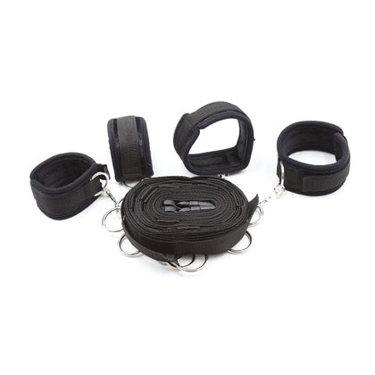 Bondage Set - Deluxe Adjustable Neoprene Cuffs Under Mattress Set 1 St ...