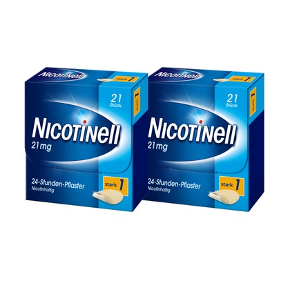 Nicotinell 21 mg Pflaster Doppelpack 2X21 St online kaufen | DocMorris