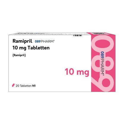 Ramipril 089pharm 10 Mg Tabletten 20 St mit E-Rezept kaufen | DocMorris