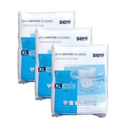SENI ACTIVE CLASSIC Inkontinenzslips , Größe XL - 3 x 30 Stück 90 St ...