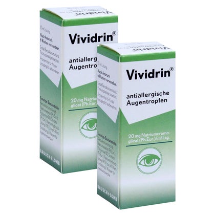 Vividrin Antiallergische Augentropfen 2X10 ml online kaufen | DocMorris