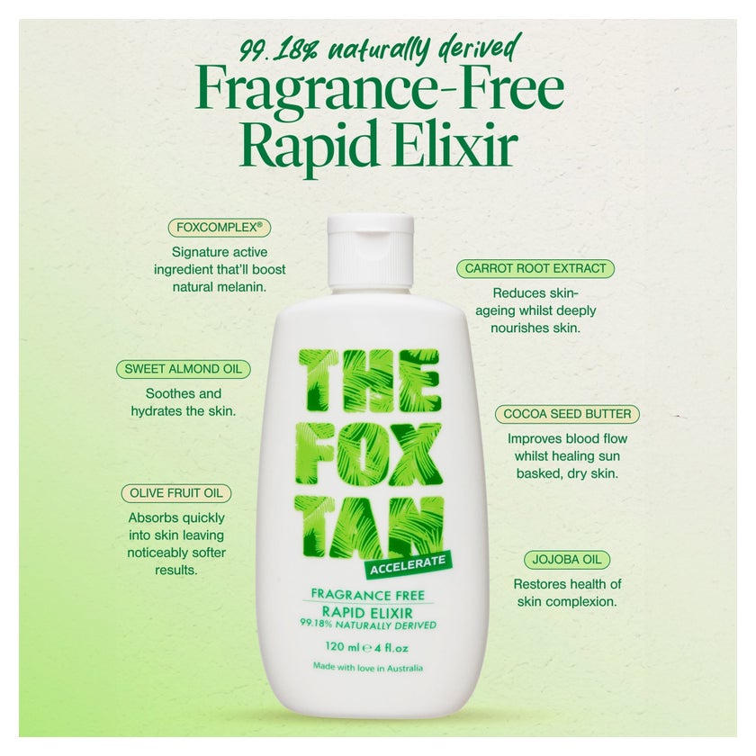 The Fox Tan Rapid Tanning Elixir Fragrance Free 120 ml online kaufen ...