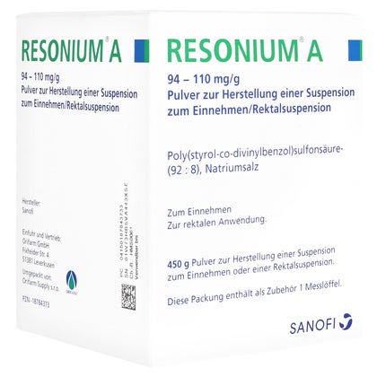 Resonium A Pulver 450 g mit E-Rezept kaufen | DocMorris