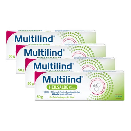 MULTILIND Wund- Heilsal mit Nystat u. Zi 4X50 g online kaufen | DocMorris