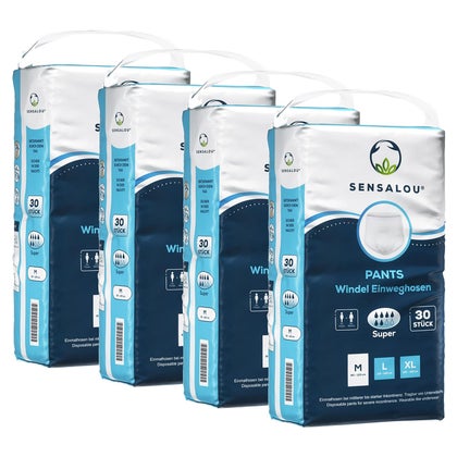 Sensalou Inkontinenz Windel Pants Super - Größe M 4x30 St online kaufen ...